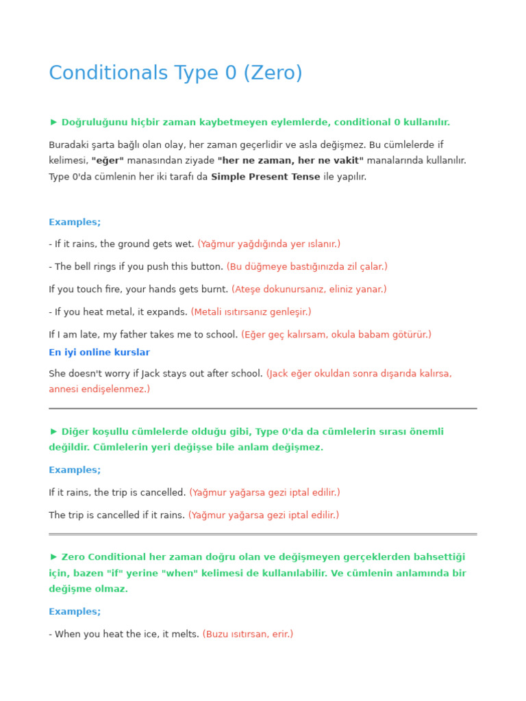 Conditional Type 0 | PDF