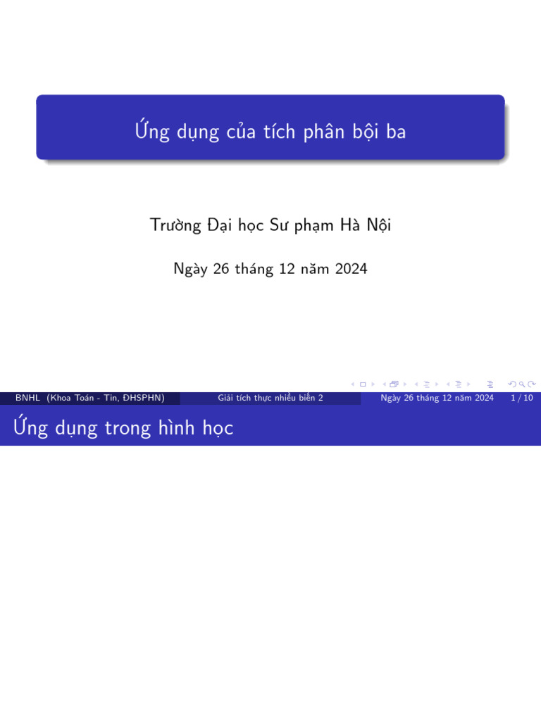 3.3. NG D NG C A Tích Phân B I Ba | PDF