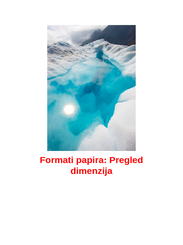 Formati Papira | PDF