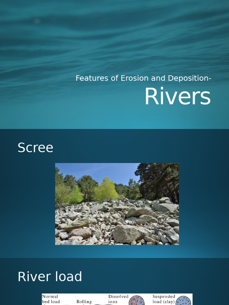 Rivers-Erosion and Deposition | PDF | Floodplain | River