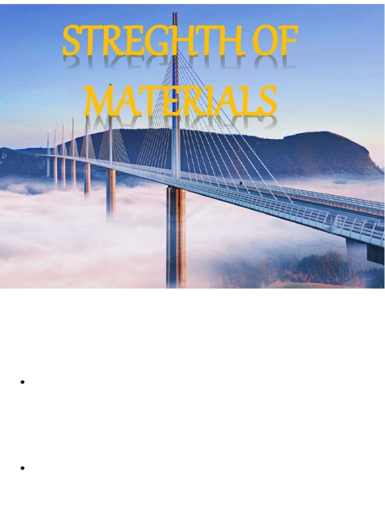 Som - Introduction & Stress Strain Curve | PDF | Deformation (Engineering) | Elasticity (Physics)