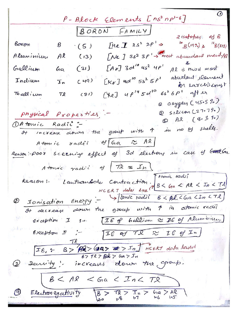 Boron and Carbon Family | PDF