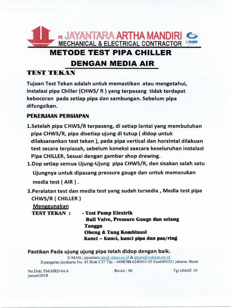 Metod Tet Tekan Cwhs | PDF