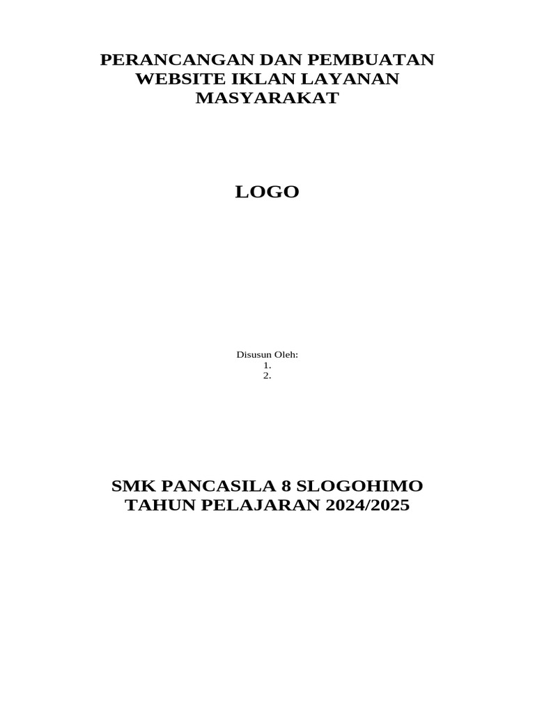 Rancangan Website | PDF