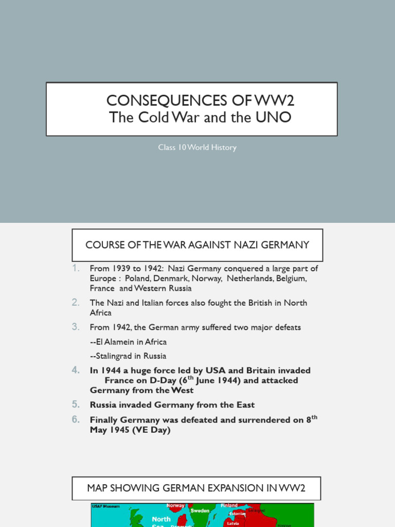 Consequences of WW2 (1) | PDF | World War II | Cuban Missile Crisis