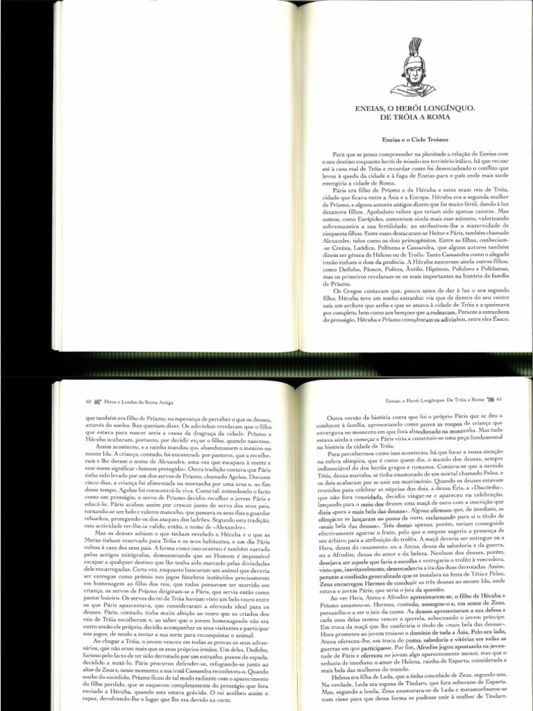 Eneias, Ascânio, Rómulo. | PDF