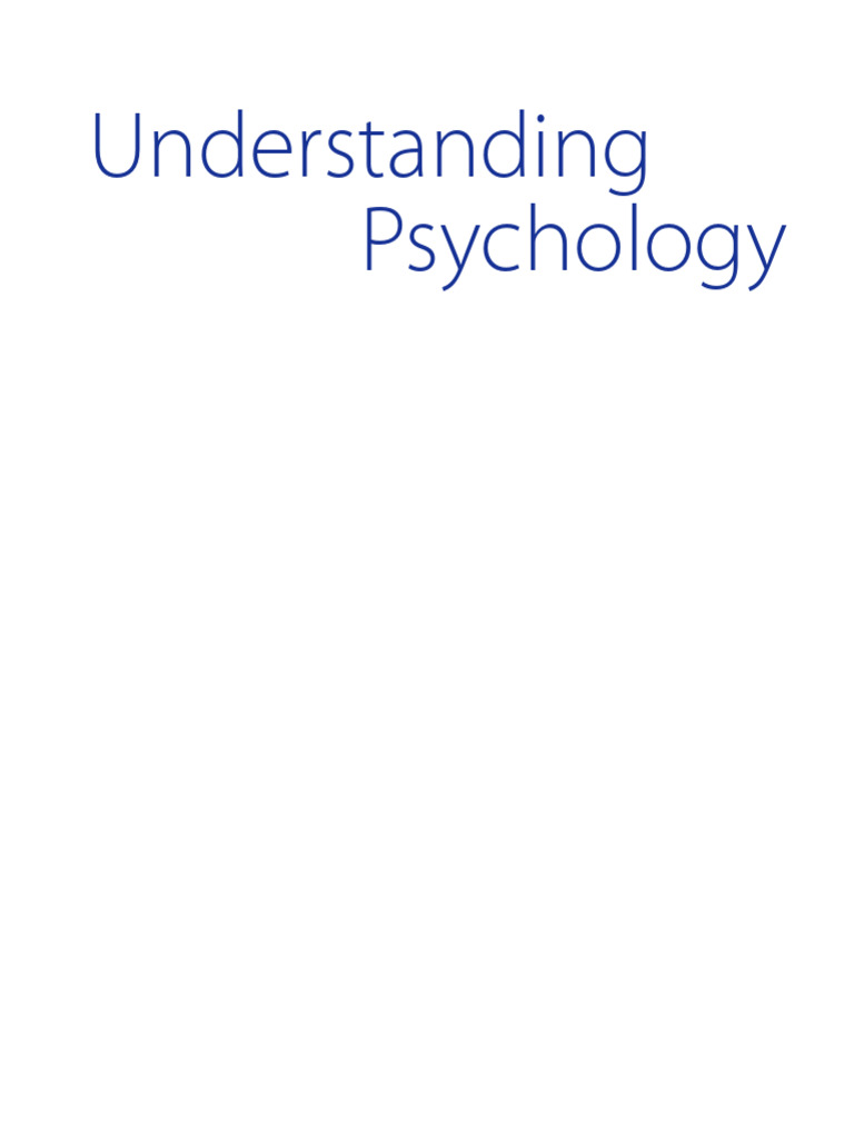 Understanding Psychology 1 | PDF | Psychology | Psychologist