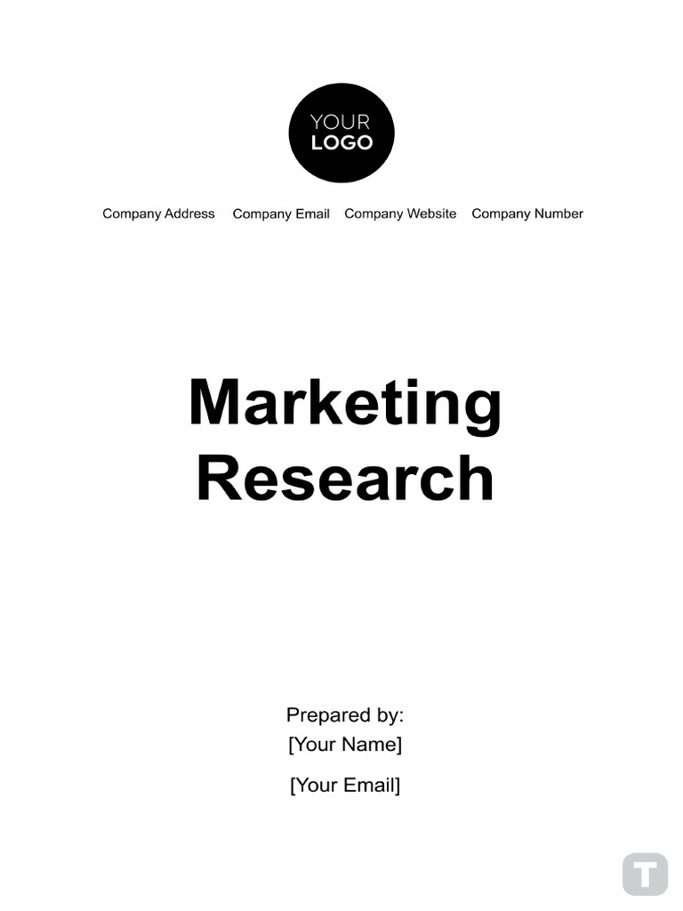Free Marketing Research Template | PDF