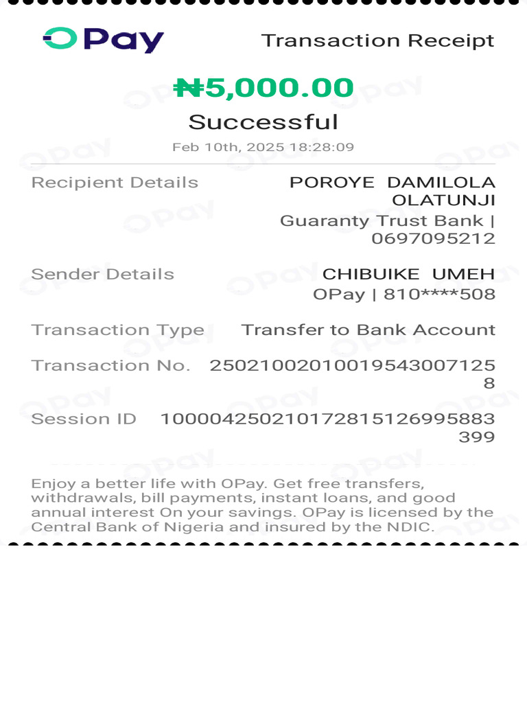 Transaction Receipt-250210020100195430071258 | PDF