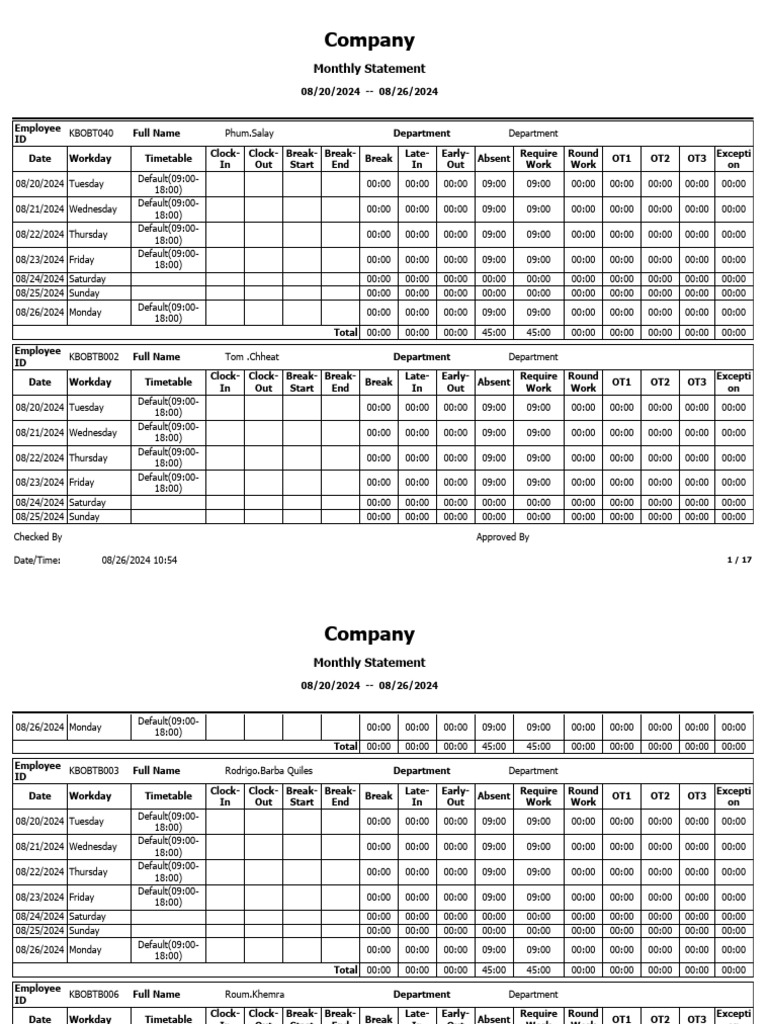 Monthly Statement | PDF