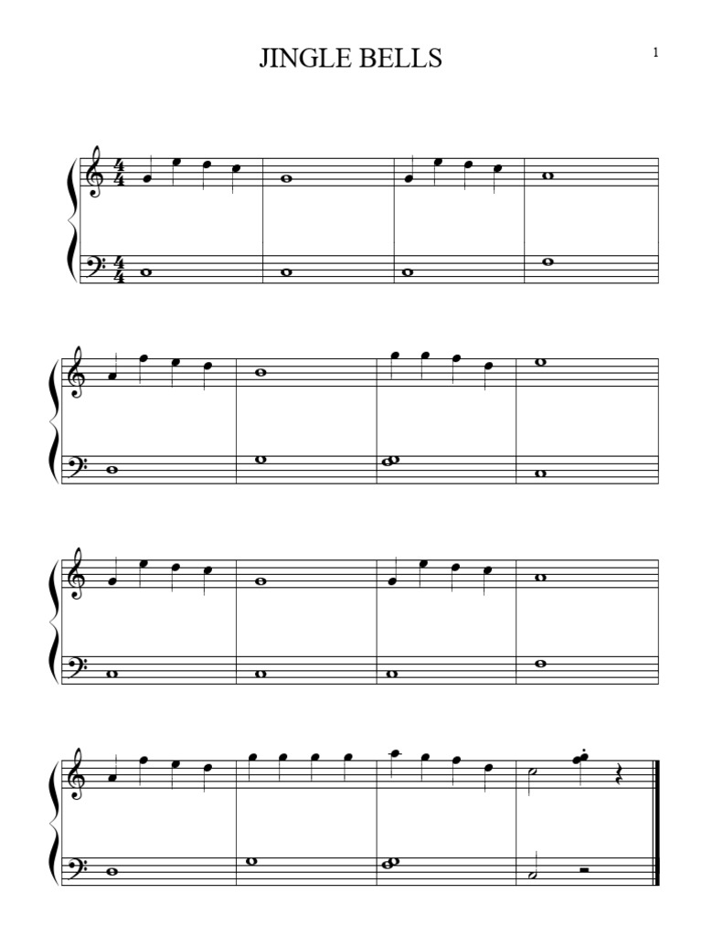 Jingle Bells - LEVEL 1 | PDF