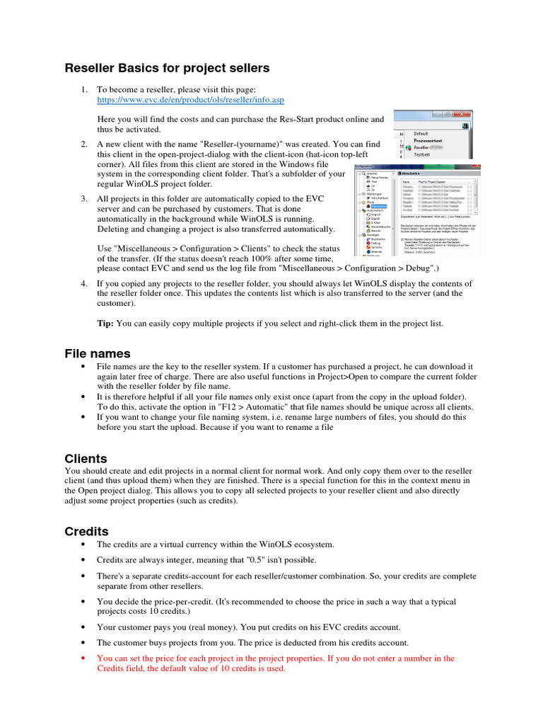 Reseller Guide for WinOLS Users | PDF | Computer File | Prices