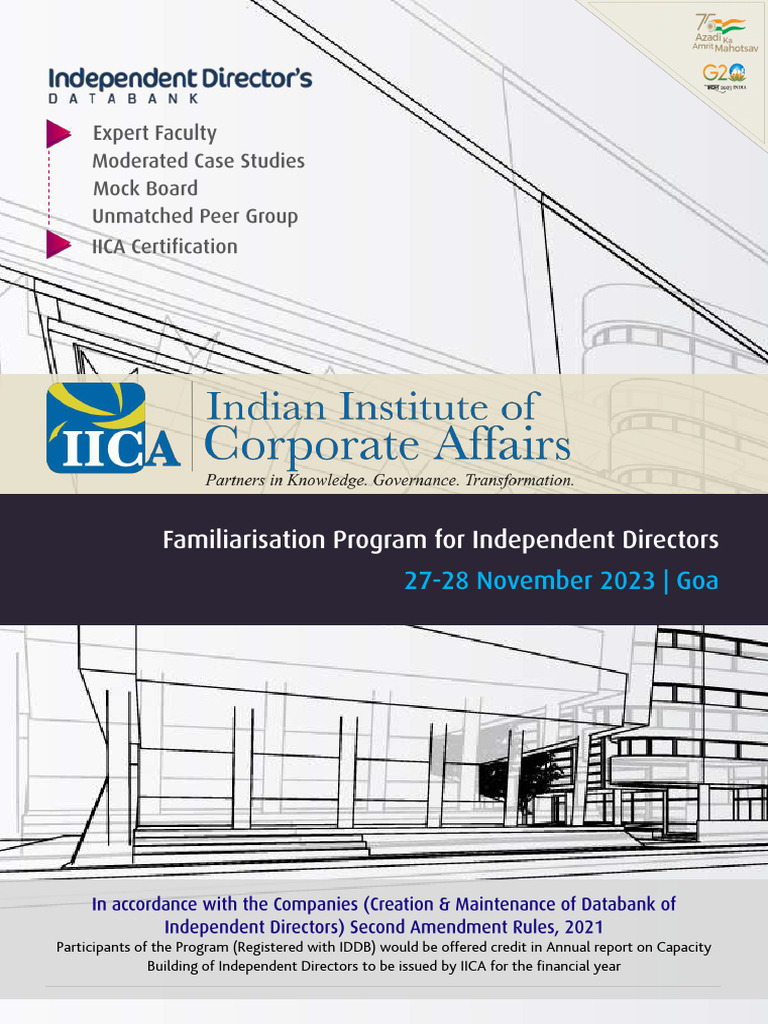 Familirization Program For Independent Director | PDF | Governance ...