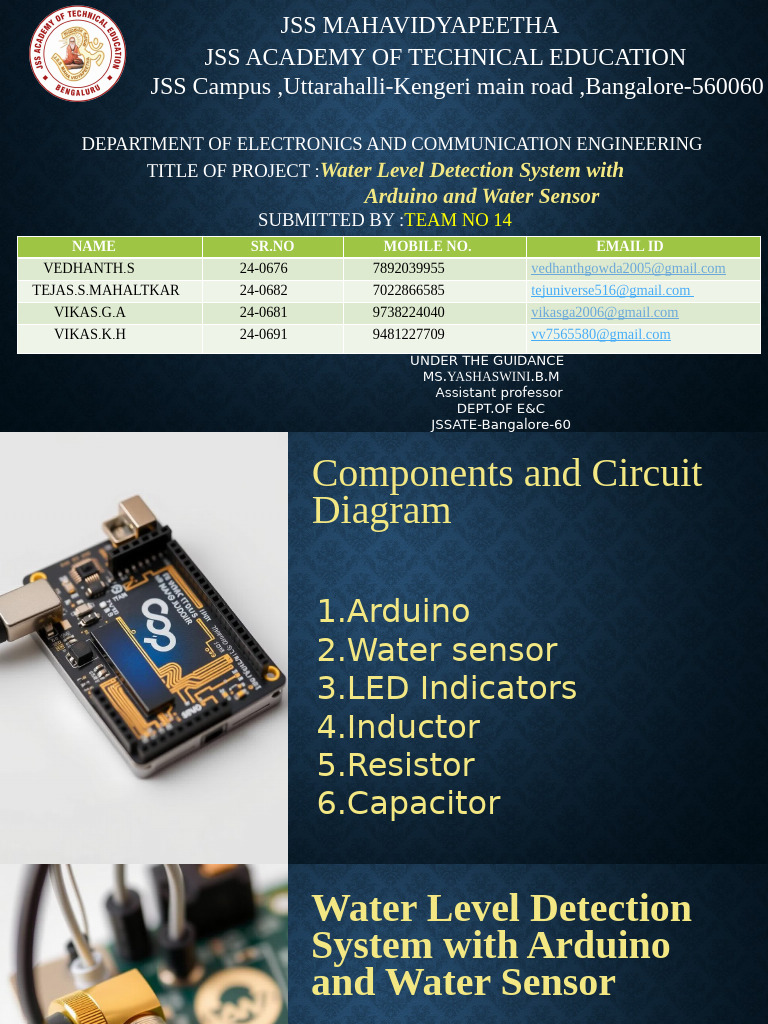 Ec Project Water Level | PDF | Electrical Network | Inductor