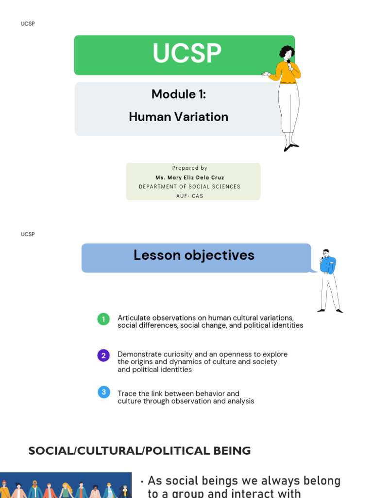 UCSP MODULE 1 | PDF | Gender Studies | Gender