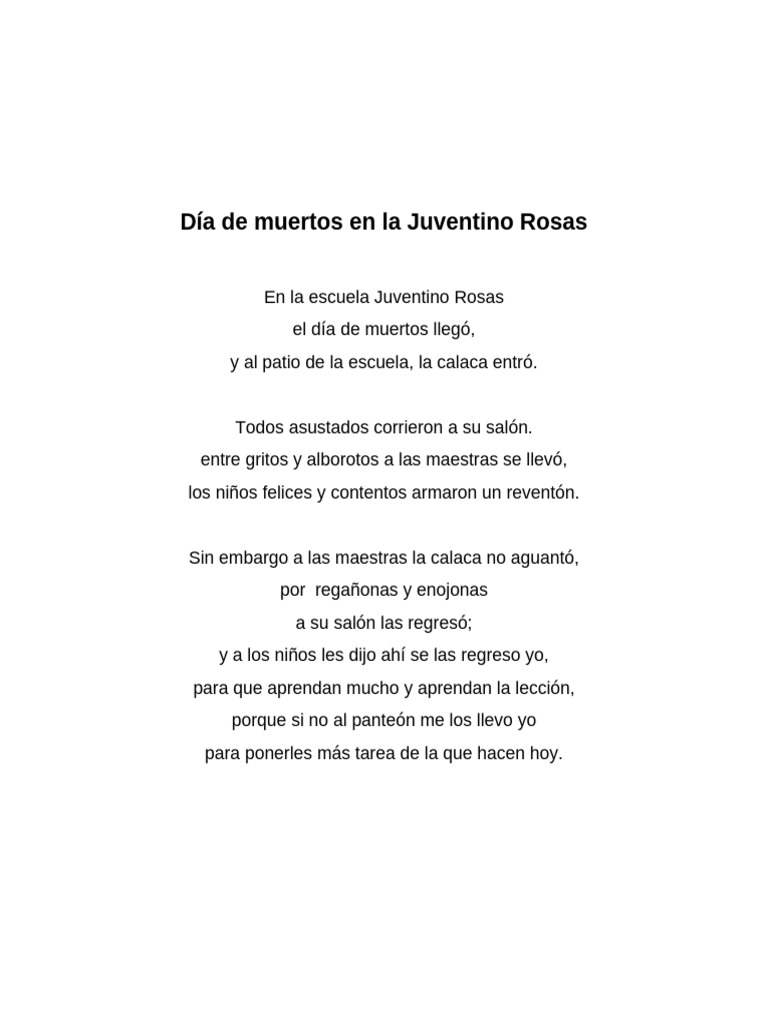 Día de Muertos Calavera | PDF
