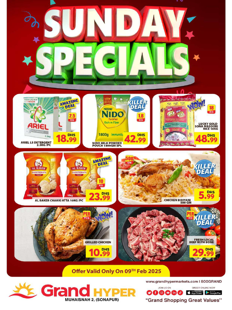 GHB Sunday Specials 09 Feb | PDF