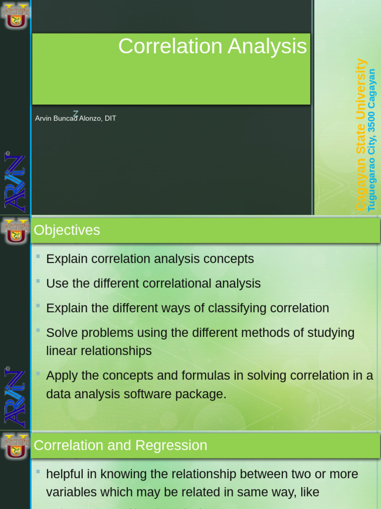 5 - Correlation Analysis | PDF | Descriptive Statistics | Statistical Analysis