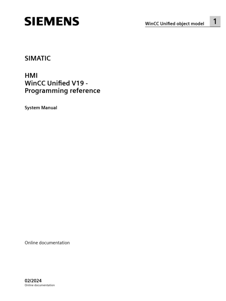 WinCC Unified V19 Programming Guide | PDF | Spanish Language ...