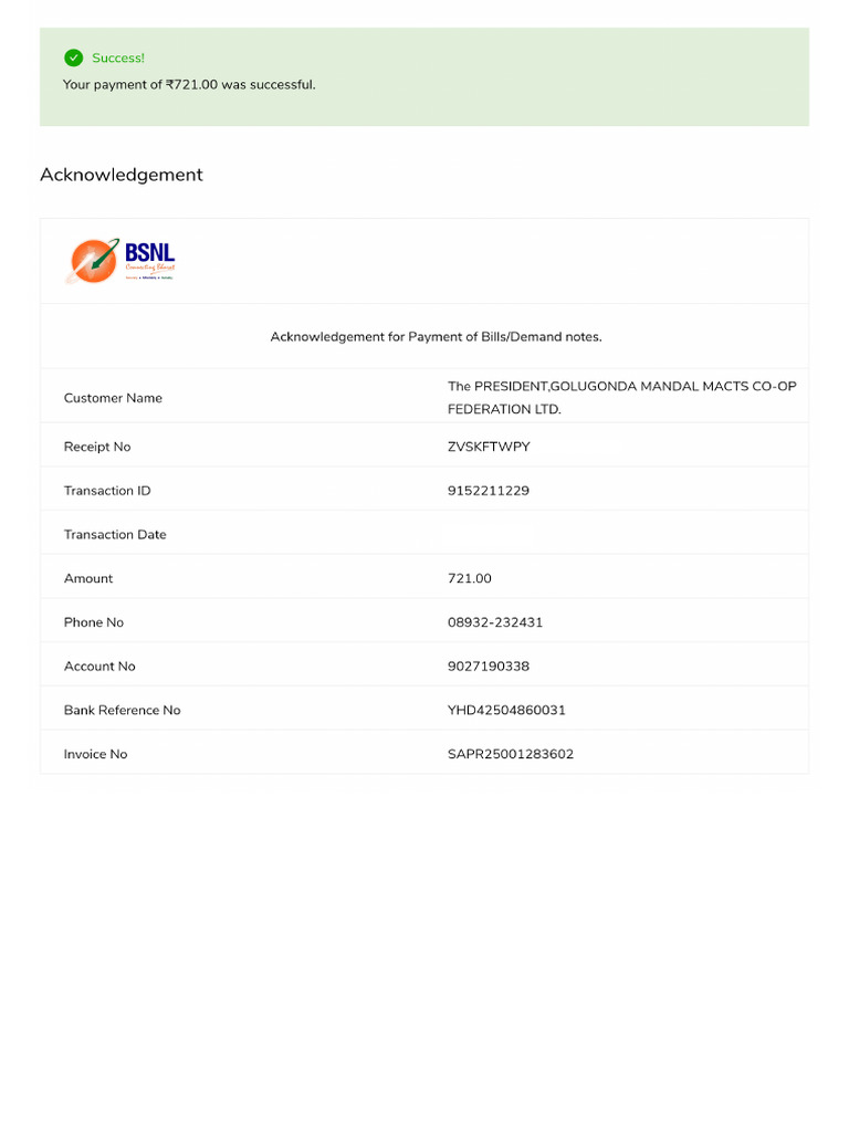 Net Bill | PDF