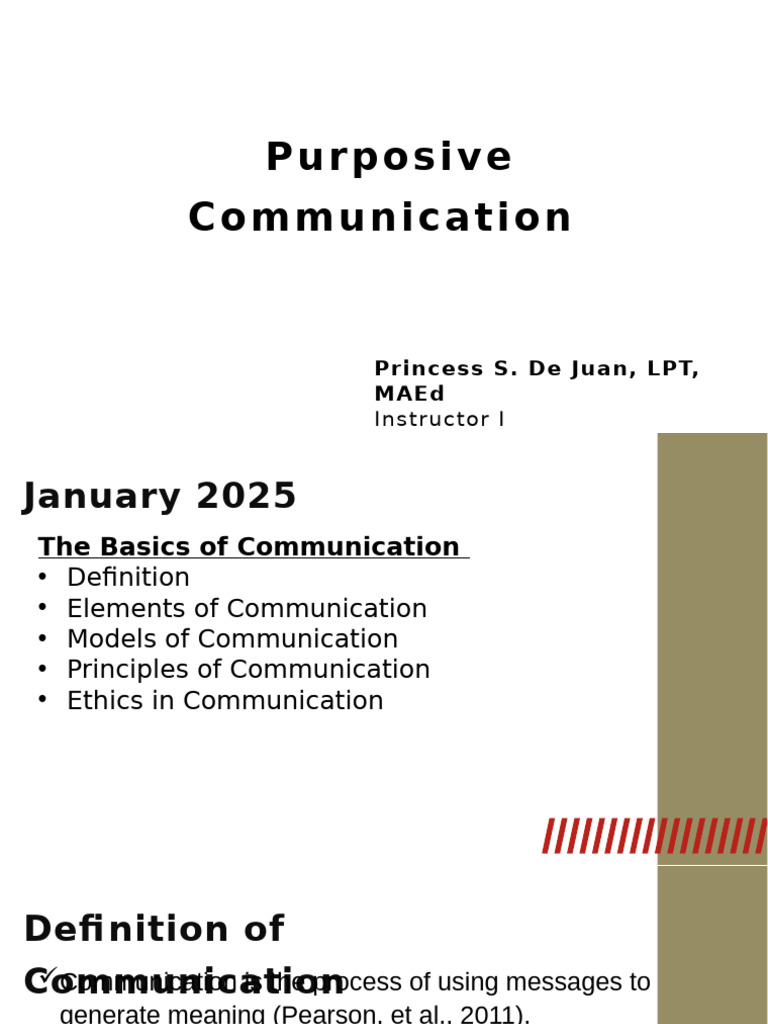 Basics of Communication | PDF | Communication | Nonverbal Communication