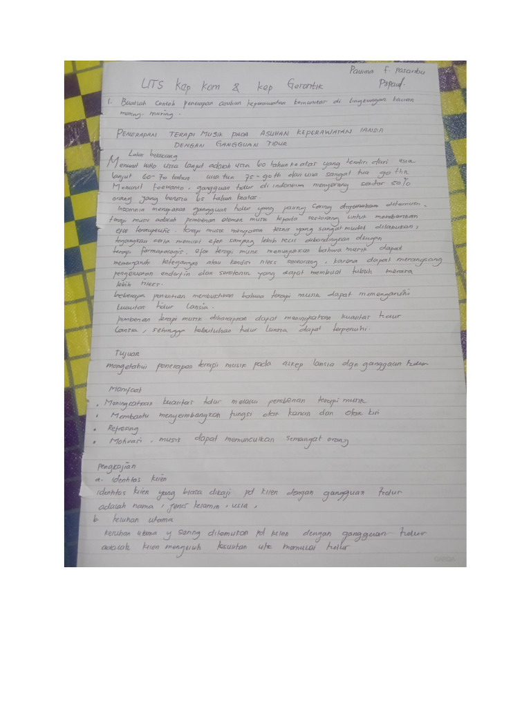 Gerontik Dan Konunitas | PDF