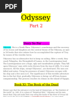 The Odyssey Summary | PDF | Odysseus | Penelope