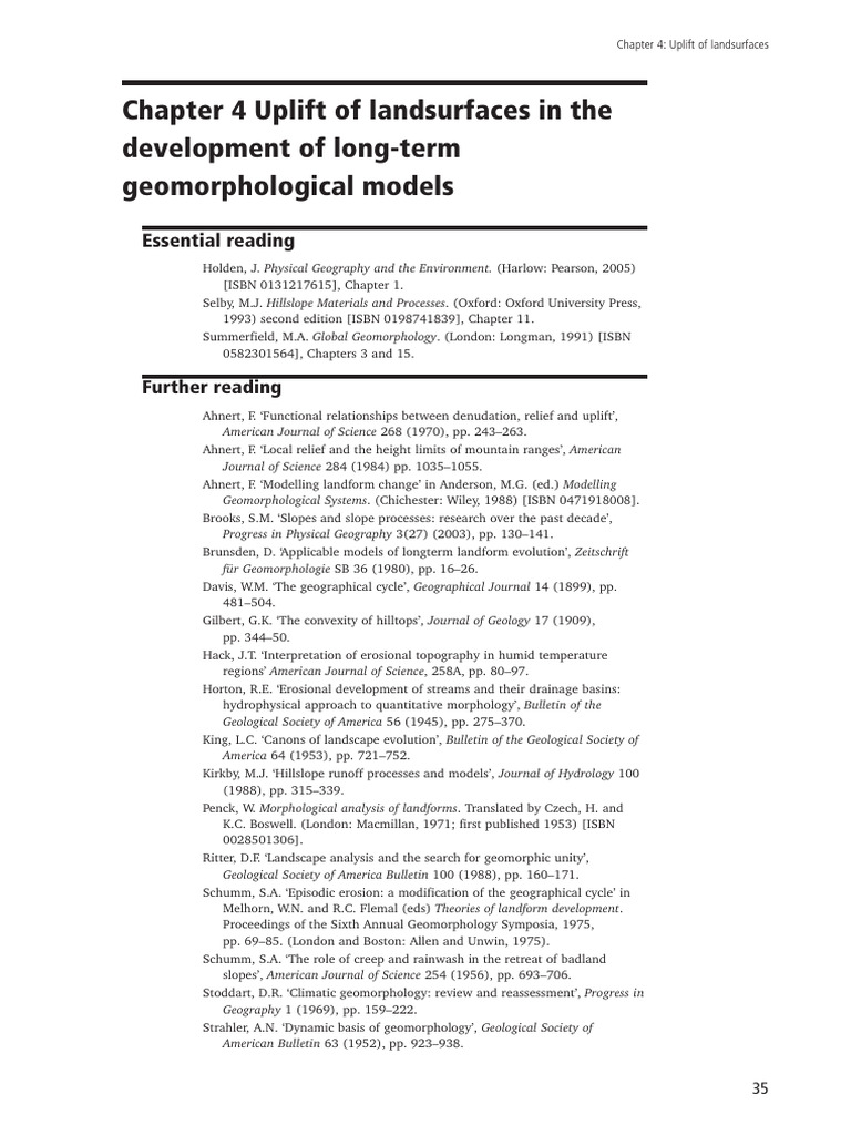 150 Geomorphological Processes ch-4 | PDF | Geomorphology | Erosion