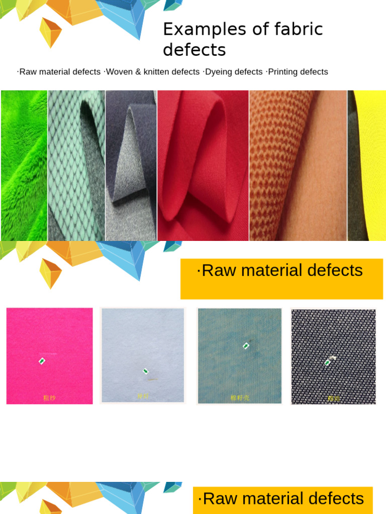 Fabric Defects | PDF