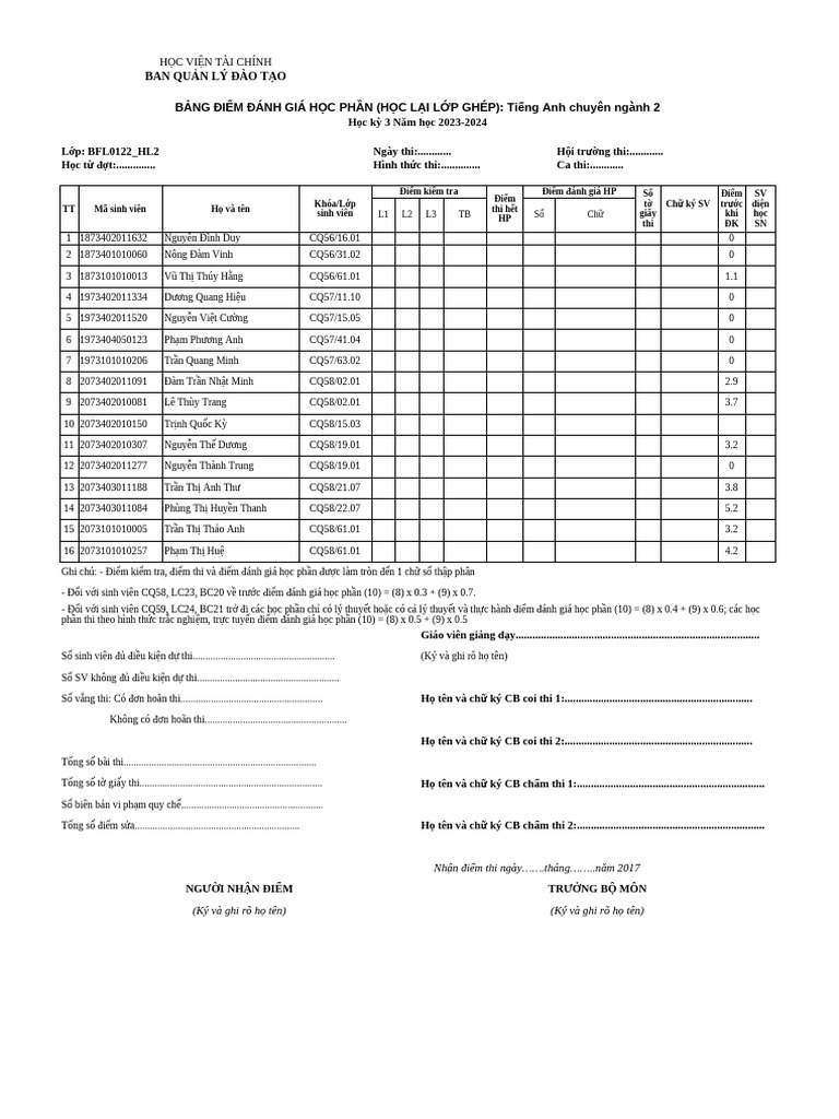TACN2.Chieu - K PH | PDF