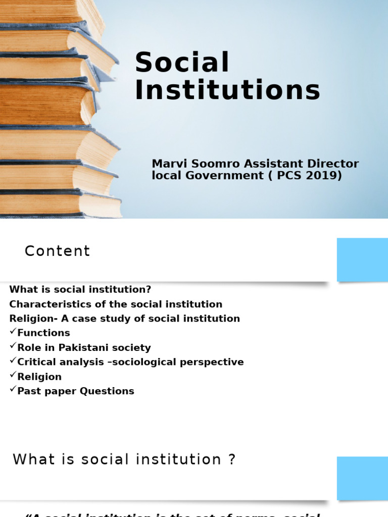 Social Institutions | PDF | Cost Of Living | Family