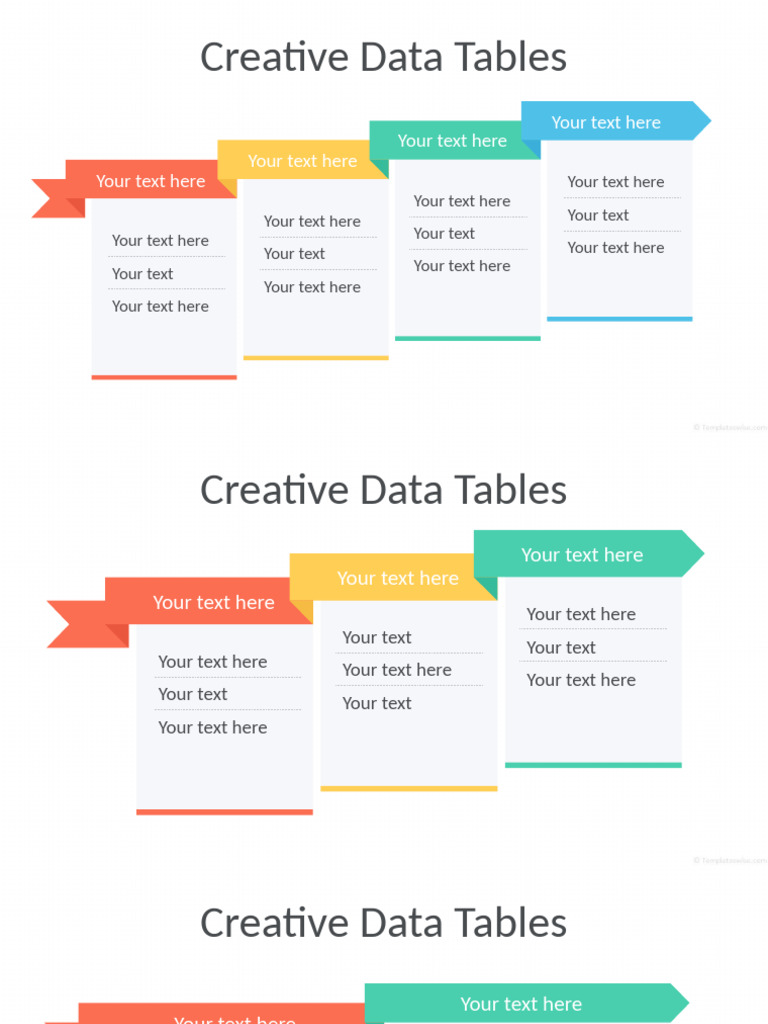 Creative Data Tables | PDF