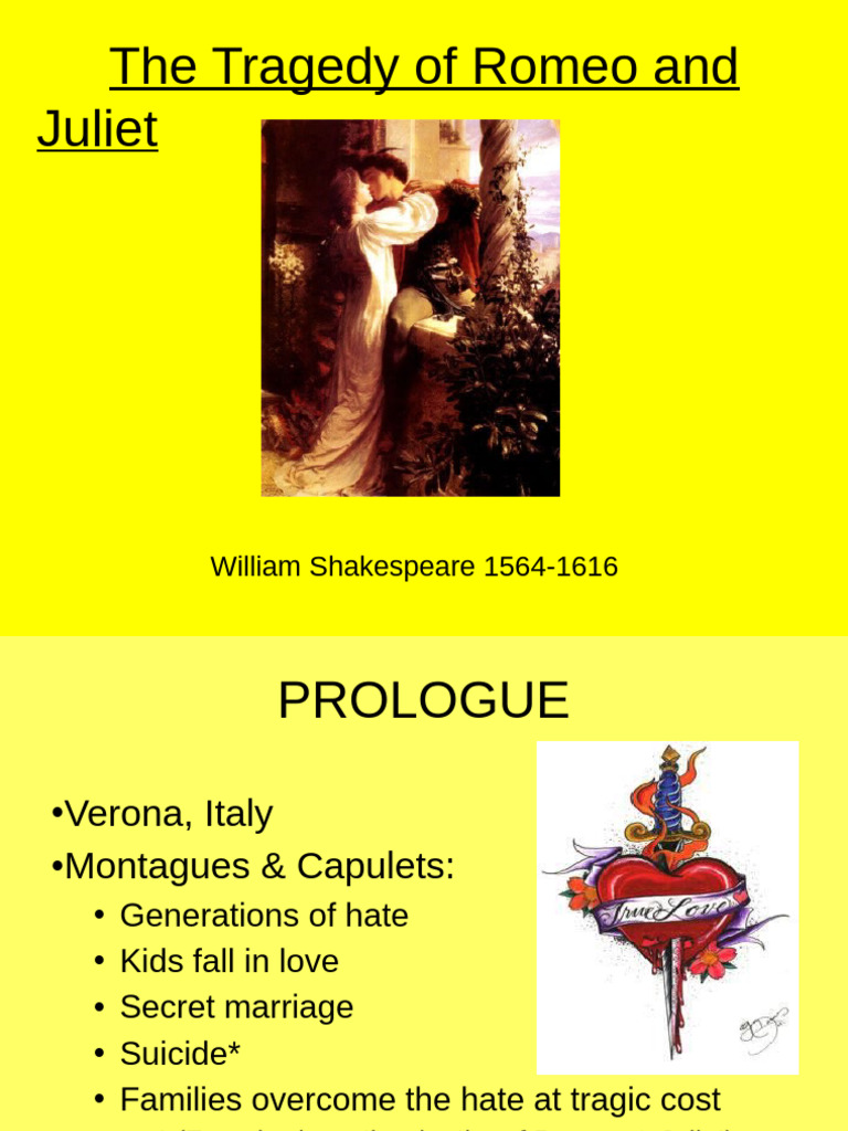 Romeo and Juliet: Feud and Fate | PDF | Characters In Romeo And Juliet ...