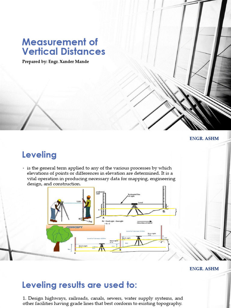 3 - Measurement of Vertical Distances | PDF