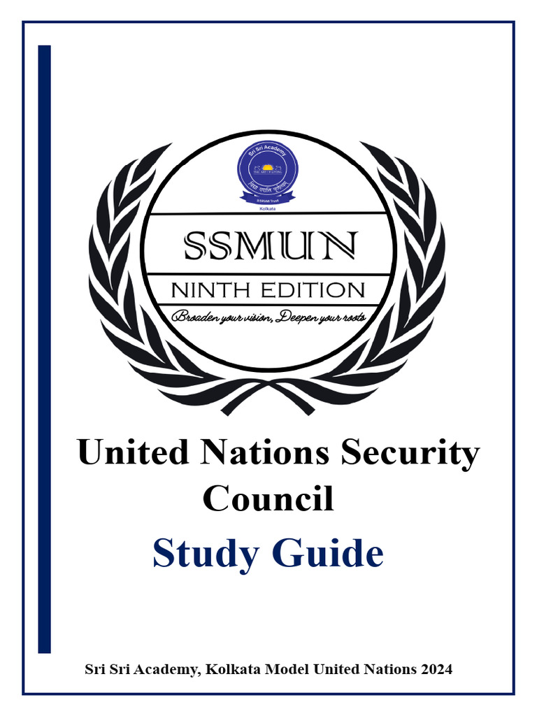 UNSC Study Guide | PDF | Muammar Gaddafi | Mali