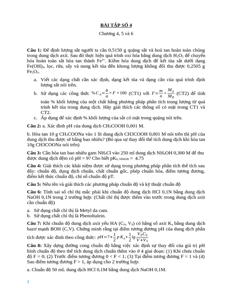 Trần Thành Hoàng-Bài tập số 4-HK2-2022-2023 | PDF