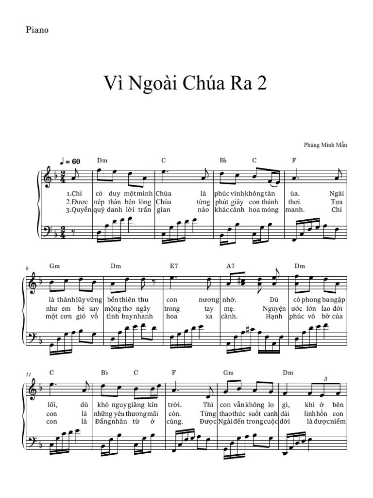 Vì Ngoài Chúa Ra 2 | PDF