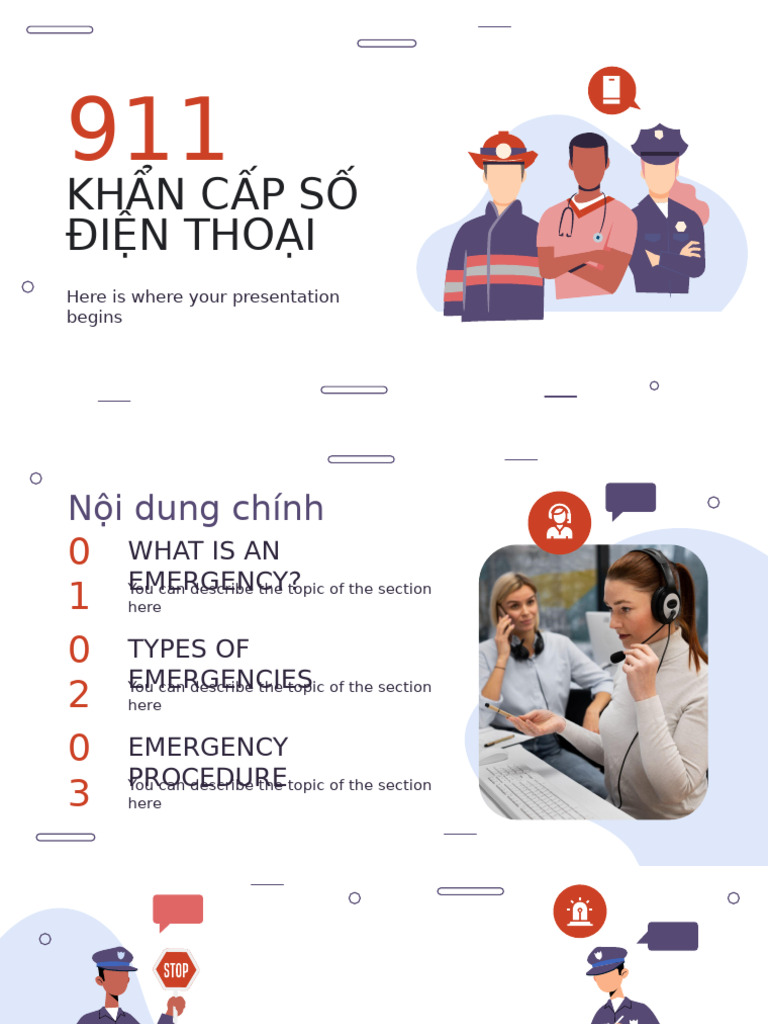 911 - Emergency Phone Number by Slidesgo | PDF | Planets | Mercury (Planet)