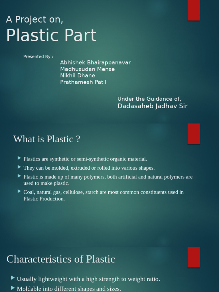 Overview of Plastic Types and Processing | PDF | Plastic | Thermoplastic