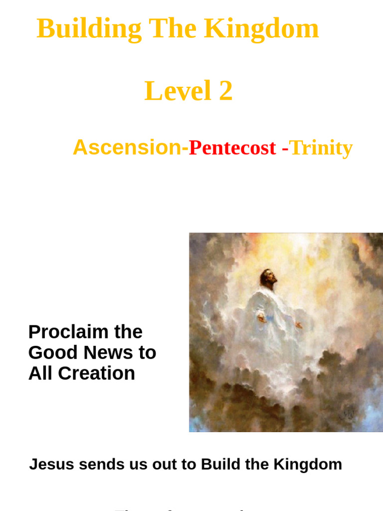 BTK Ascension-Pentecost - Trinity L2 2025 Edited 26th Jan 2025 | PDF