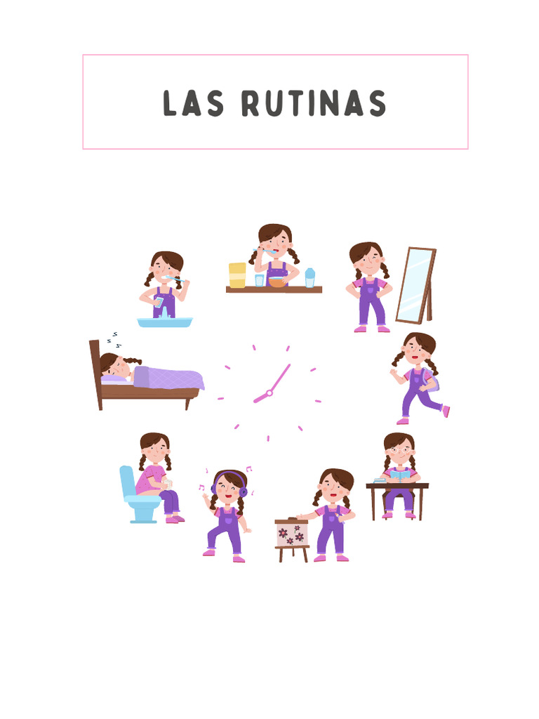 Rutinas Diarias: Ejemplos y Preguntas | PDF