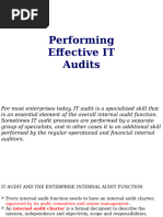Sample IT Audit Report | PDF | Audit | Internal Control