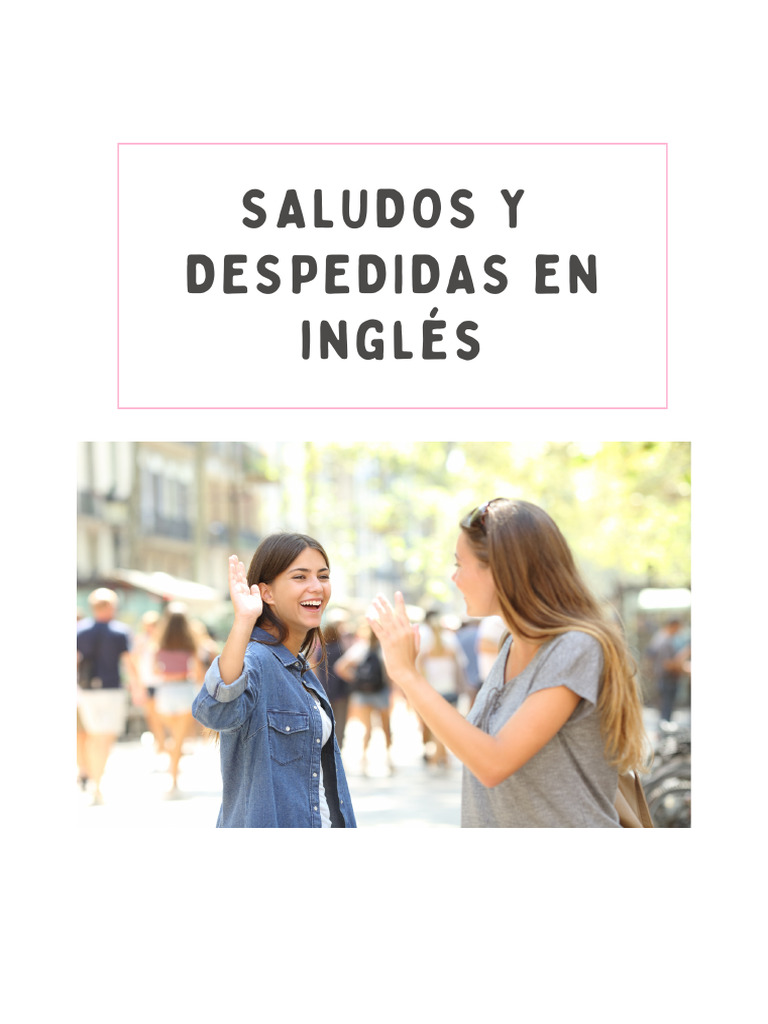 INGLÉS Saludos y Despedidas | PDF