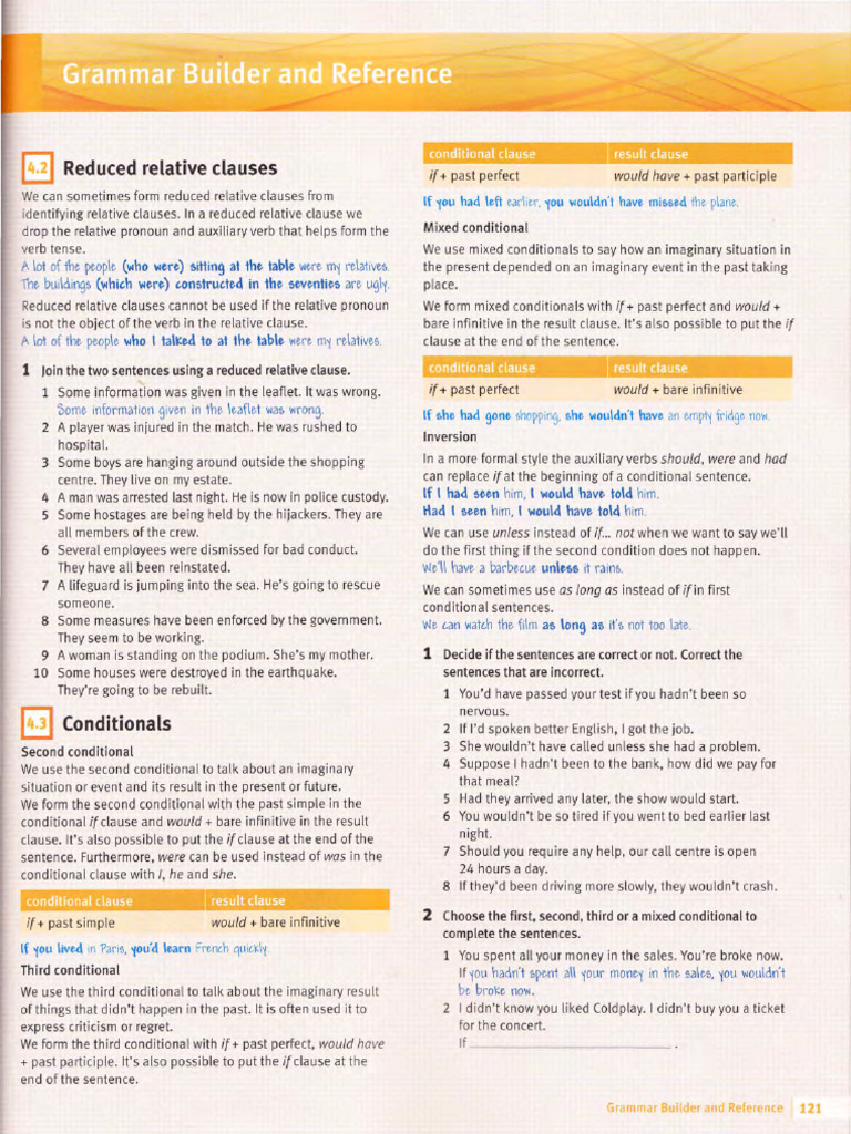 Conditionals Solutions Advanced | PDF | Verb | Language Mechanics