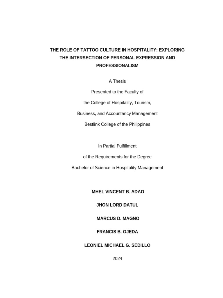 BSHM 4106-Group 60 Final | PDF | Survey Methodology | Employee Retention