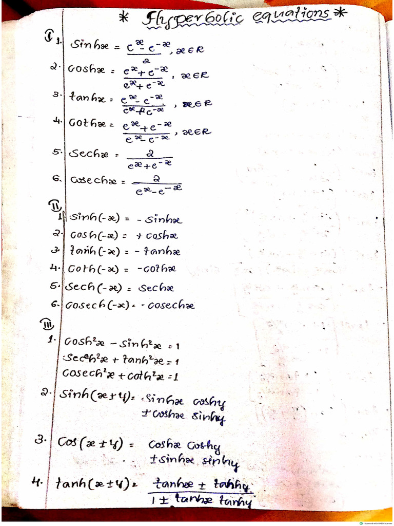 Hyperbolic Equations Pdf