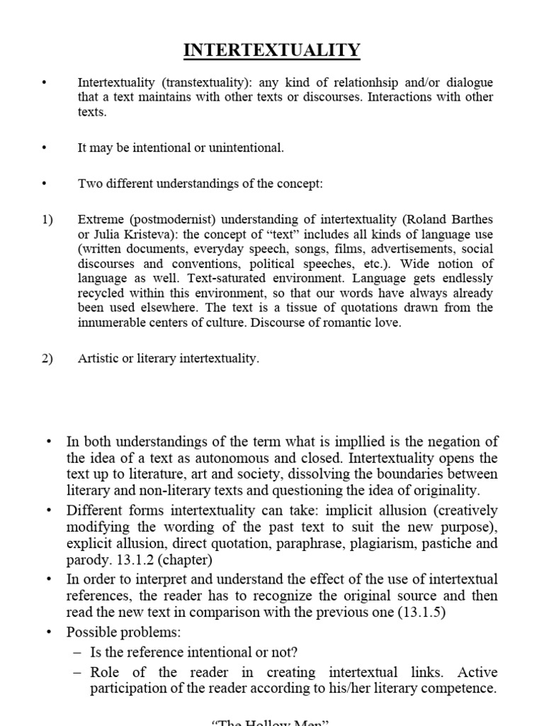 Present.10 | PDF | Intertextuality | Human Communication