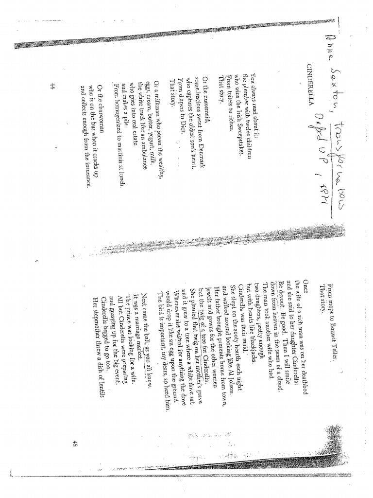 Poem Cinderella | PDF
