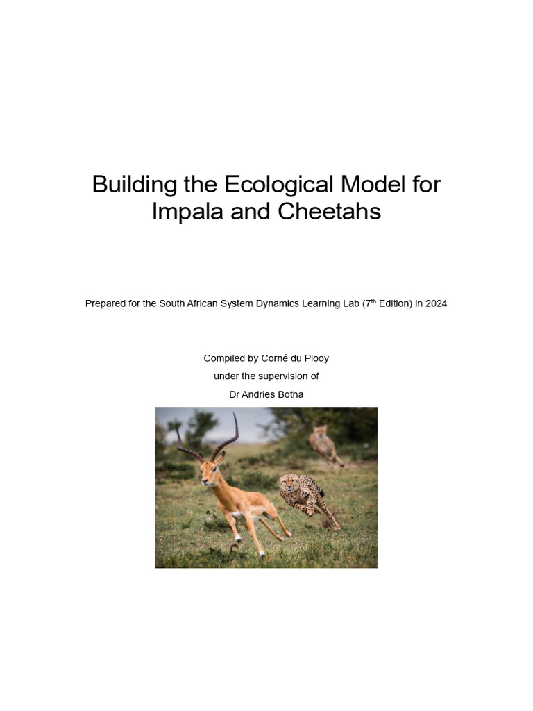 CaseStudyDoc_Ecology_2024S2 | PDF | Ecology | Simulation
