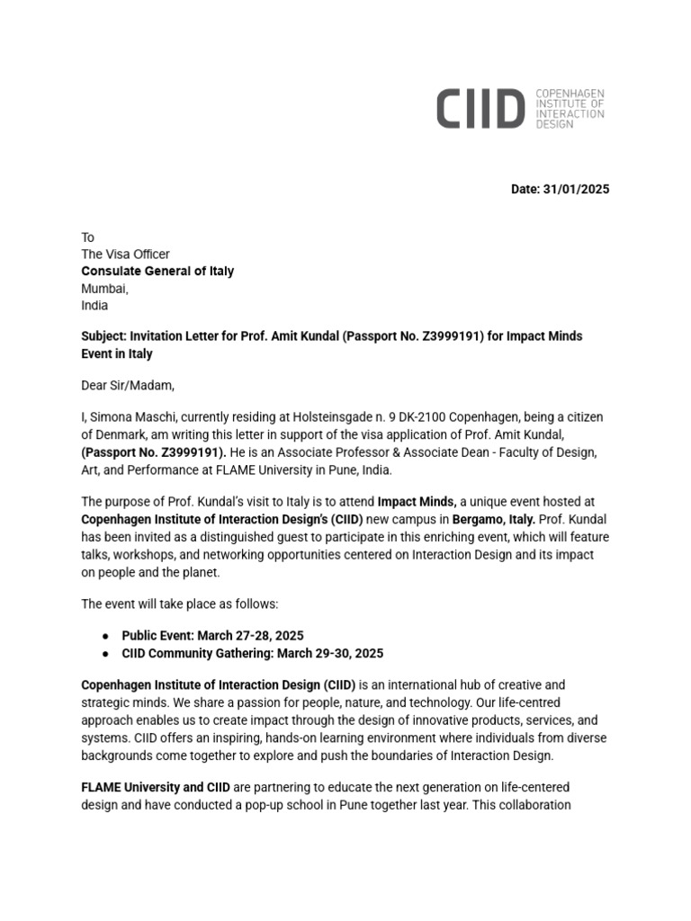 Prof Amit Kundal Invitation for Impact Minds | PDF